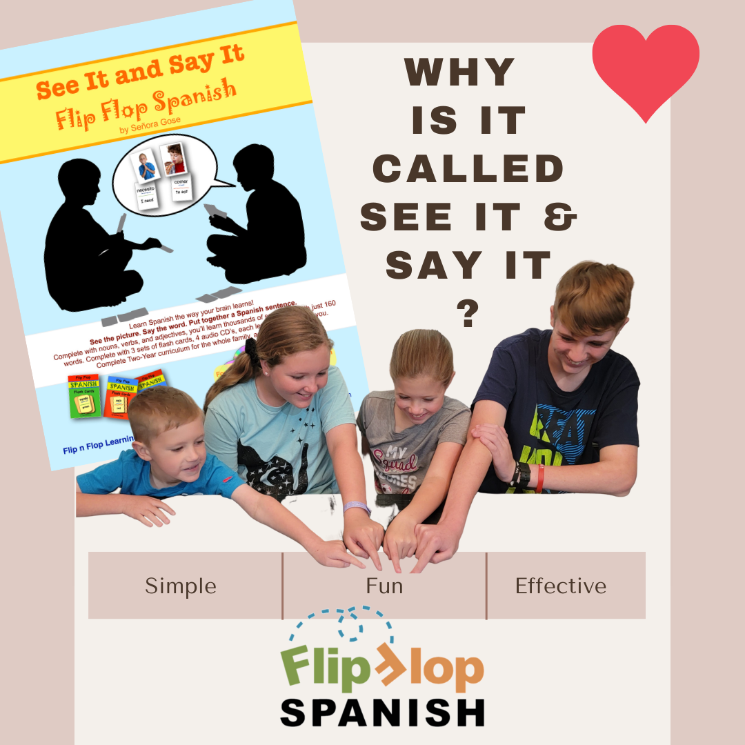 Why is it Called See it and Say it? – Flip Flop Spanish & Spanish Geniuses