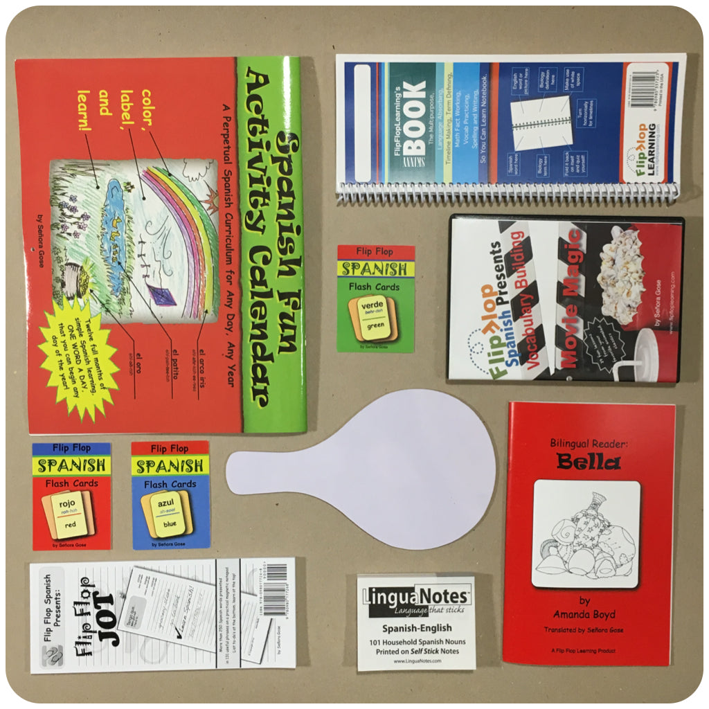 Flash Cards and Supplemental Spanish Products – Flip Flop Spanish ...