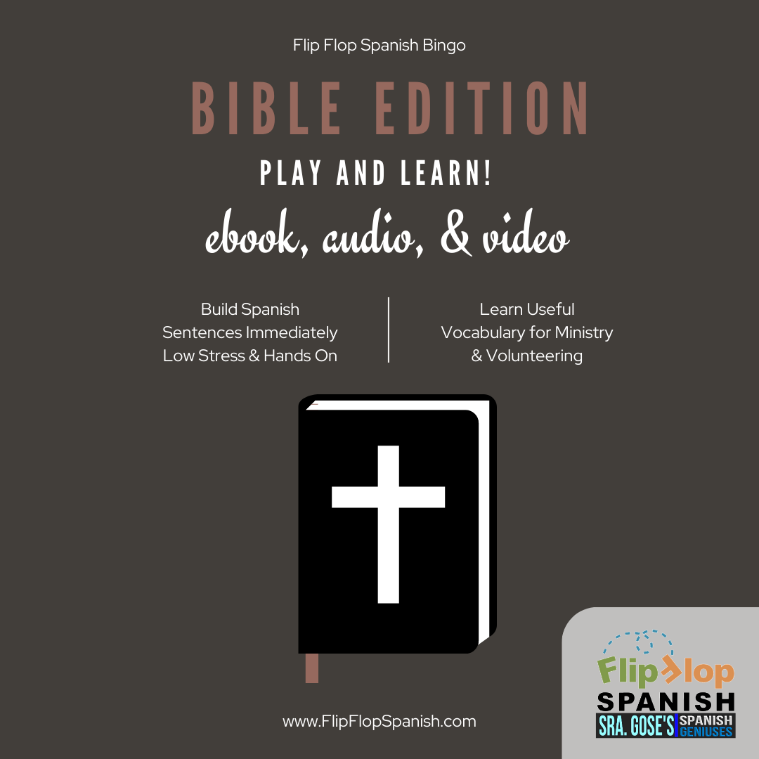 Flip Flop Spanish Bingo: Bible Edition – Flip Flop Spanish & Spanish ...