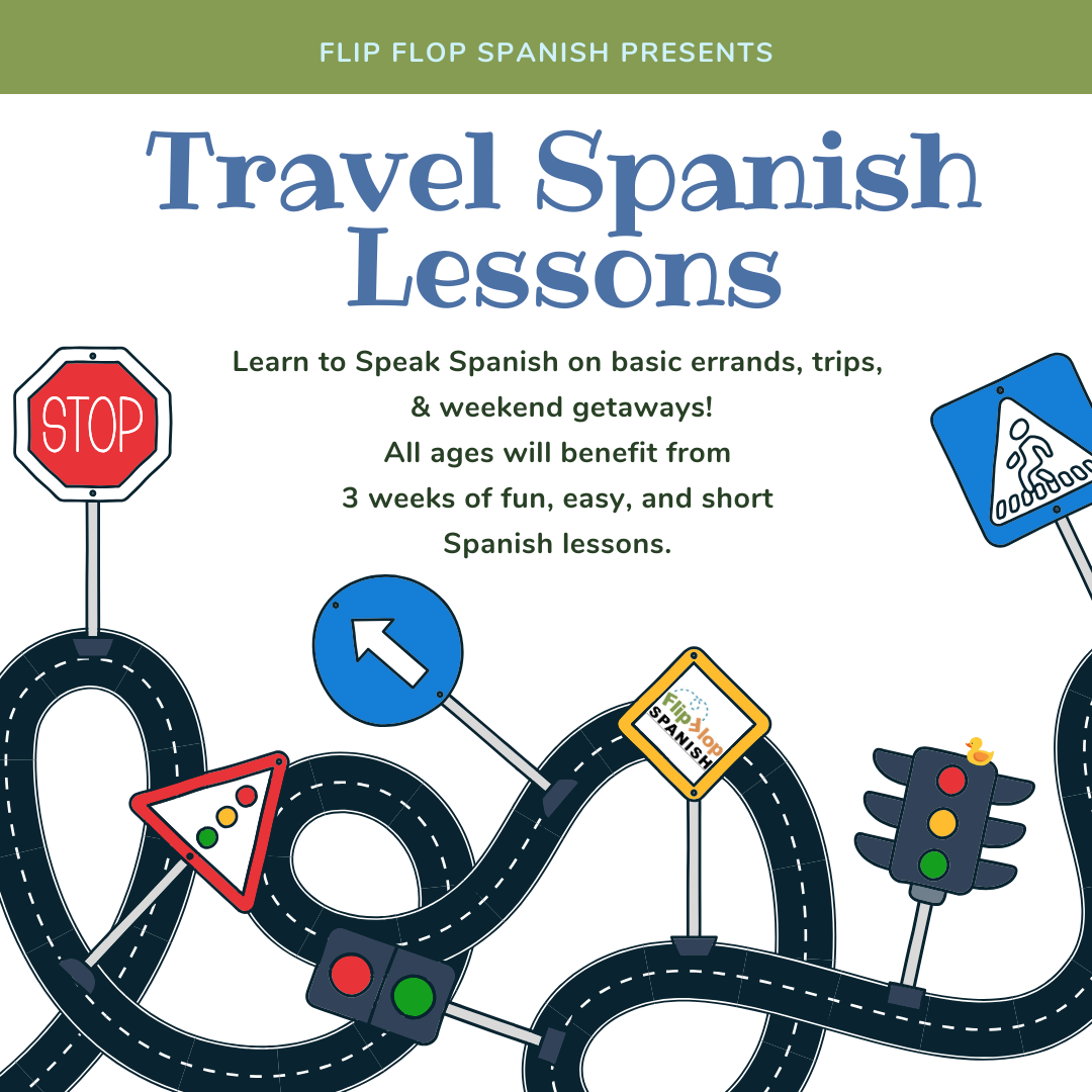 Travel Spanish Lessons (Duck Duck Jeep) – Flip Flop Spanish & Spanish ...