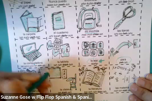 Flip Flop Spanish Bingo Back to School Edition – Flip Flop Spanish ...
