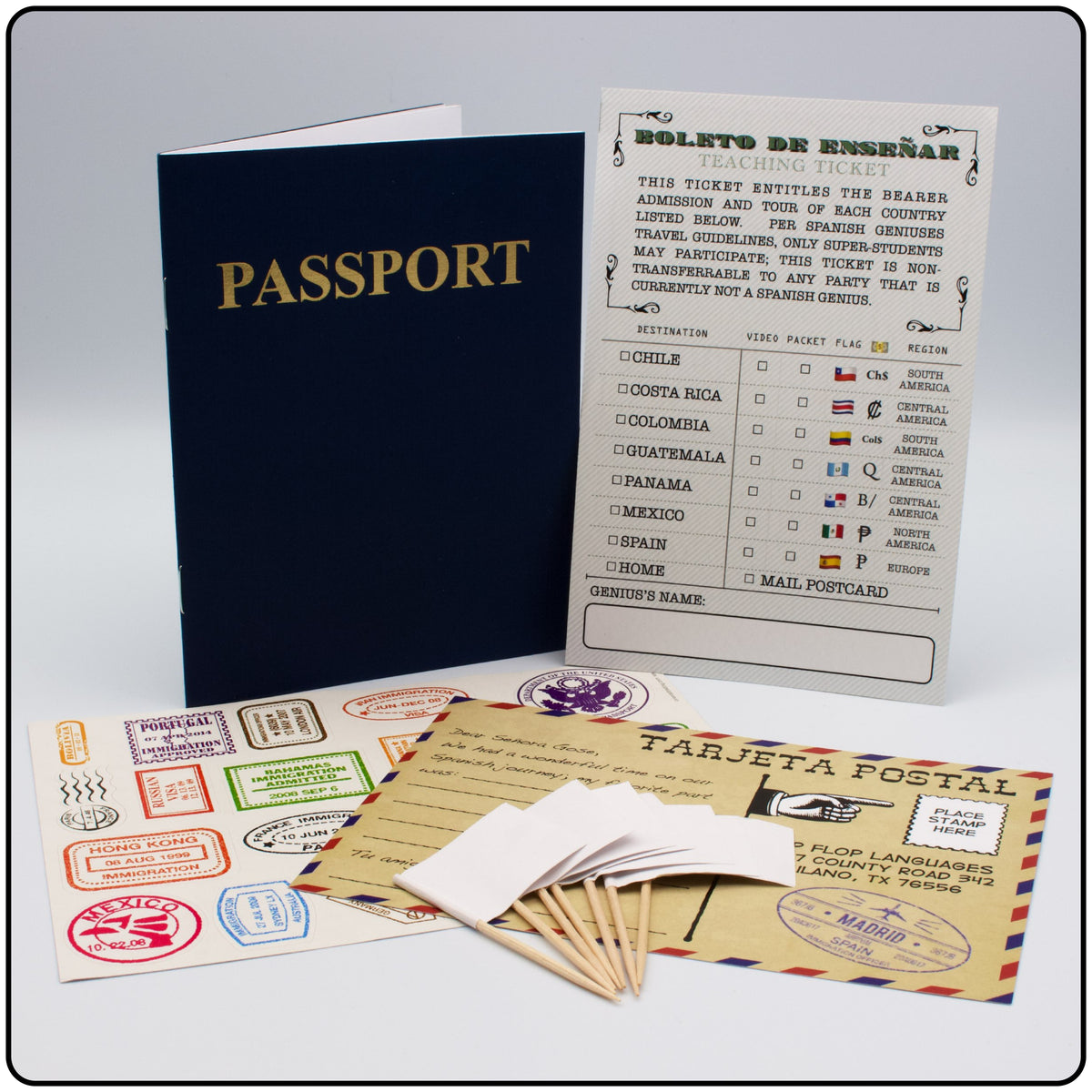 Pasaportes Deluxe Bundle For Spanish Geniuses Juniors Course – Flip ...