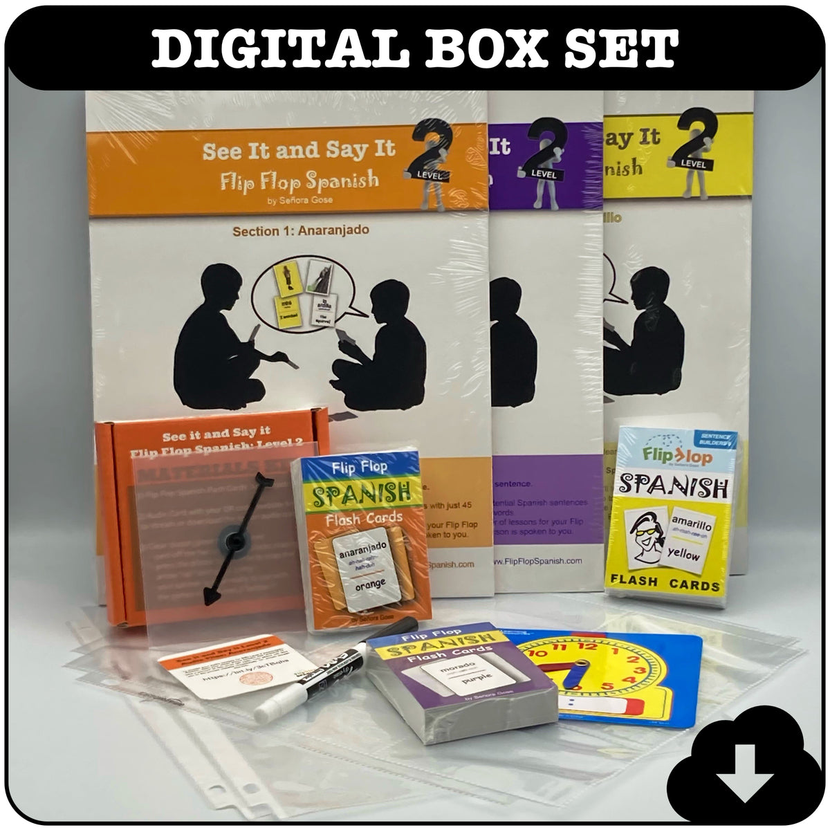 See it and Say it Flip Flop Spanish: Whole Family Spanish (SiSi) LEVEL ...