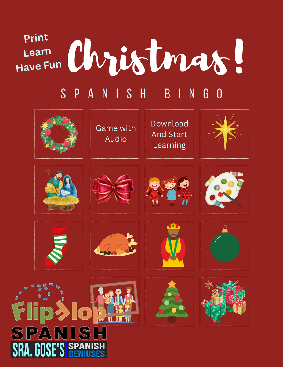 Flip Flop Spanish Bingo: Christmas Edition – Flip Flop Spanish ...