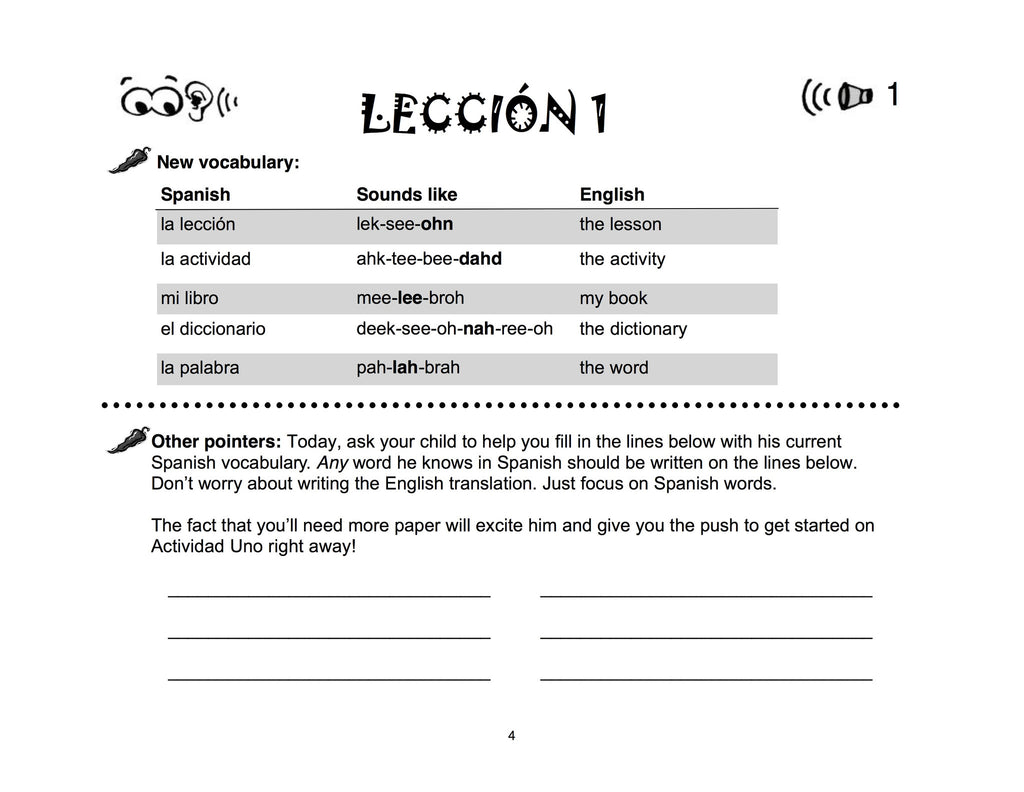 Flip Flop Spanish Workbook: Ages 3-5: Level 2 – Flip Flop Spanish ...