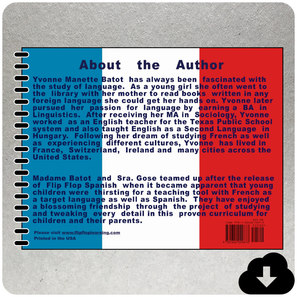 Flip Flop French Workbook: Ages 3-5: Level 1 (e-book & MP3 Audio ...