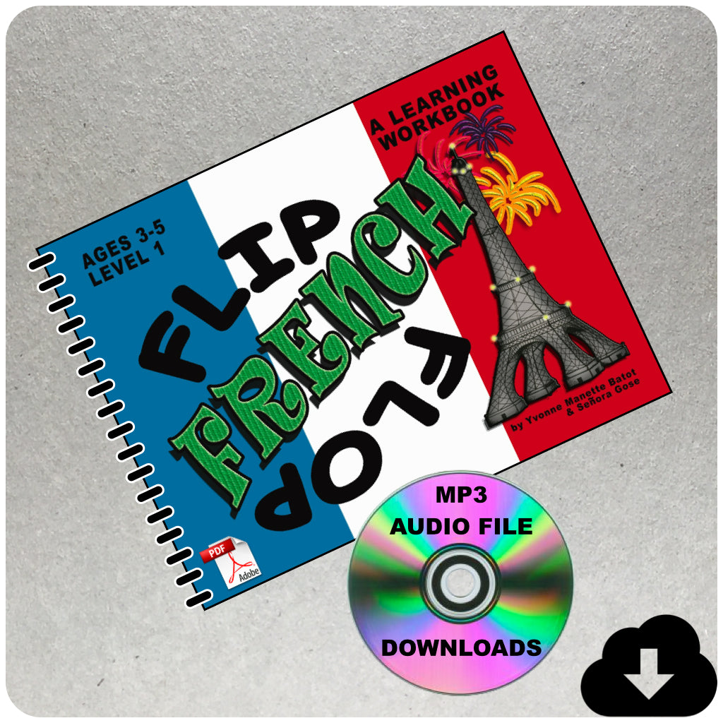 Flip Flop French Workbook: Ages 3-5: Level 1 (e-book & MP3 Audio ...