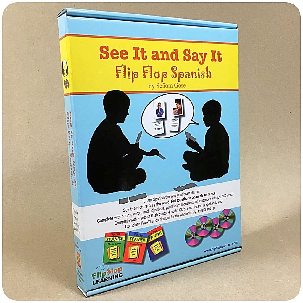 See it and Say it: Whole Family Spanish – Flip Flop Spanish & Spanish ...