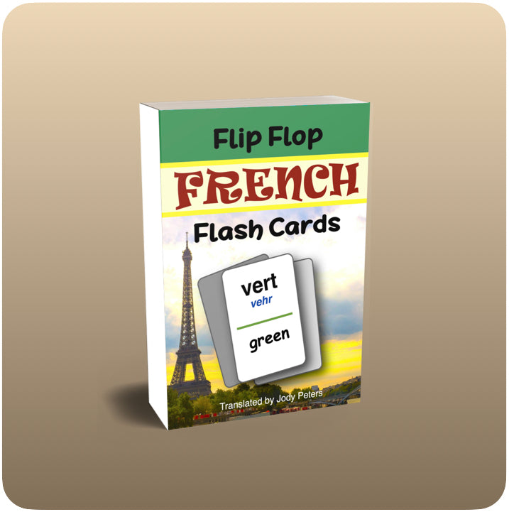 Flip Flop French Flash Cards: Vert – Flip Flop Spanish & Spanish Geniuses