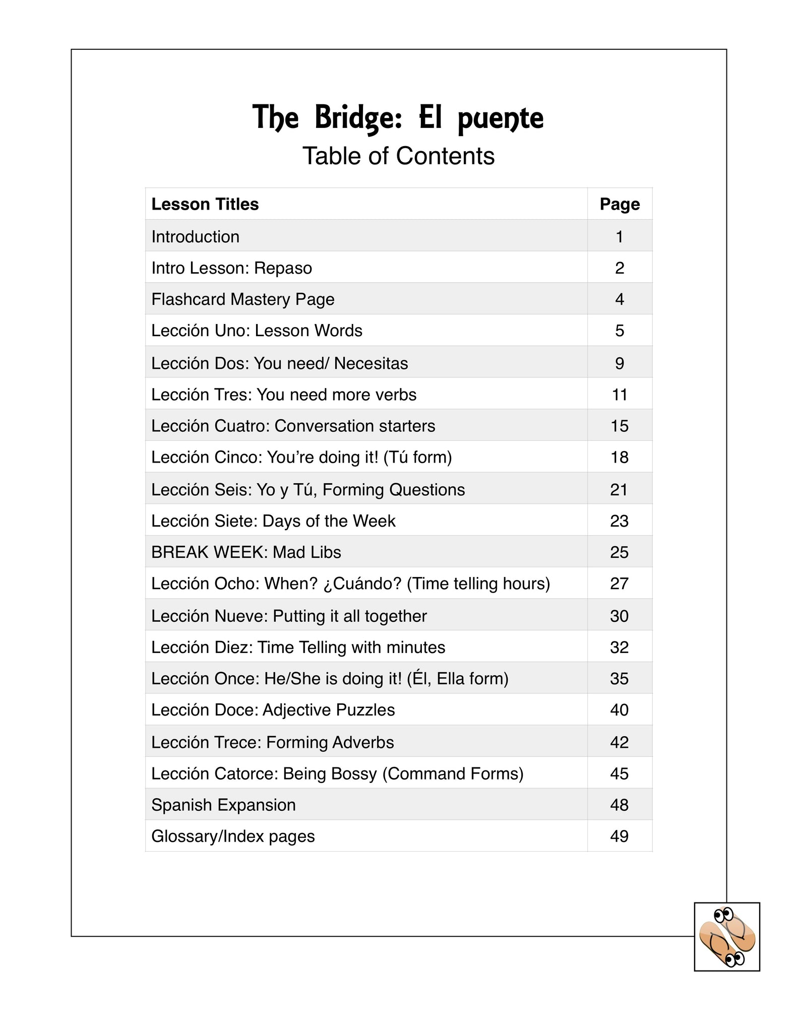 The Bridge, El puente ebook and audio – Flip Flop Spanish & Spanish ...